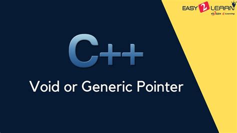 Void Or Generic Pointer Youtube