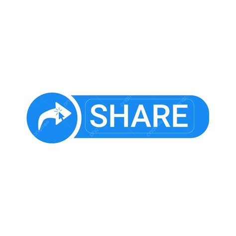Social Media Share Button Illustration Vector Social Media Share