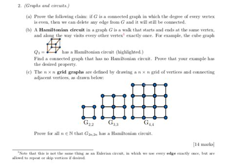 Solved Graphs And Circuits A Prove The Following Chegg