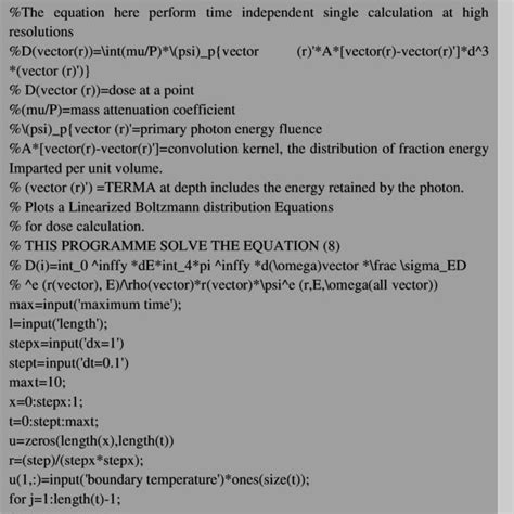 The Iteration Scheme Used To Solve The Equations Is Shown In The
