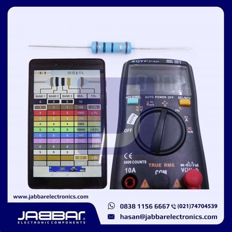 Resistor 10 Ohm 2w 1 Dip Biru Jabbar Electronics