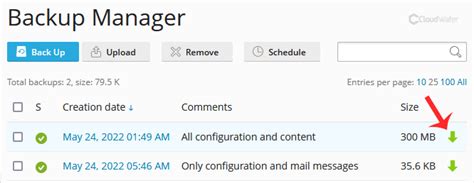 How To Generate A Full Backup In Plesk