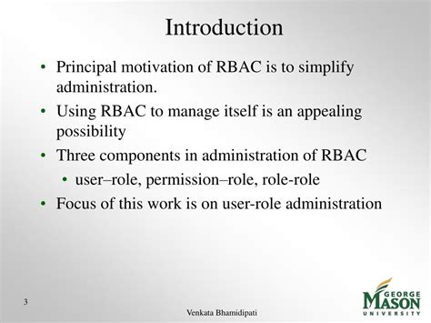Ppt Architectures And Models For Administration Of User Role