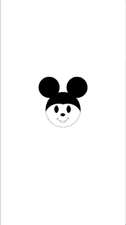 Draw Mickey Mouse Using Python Turtle Python Programming Shorts