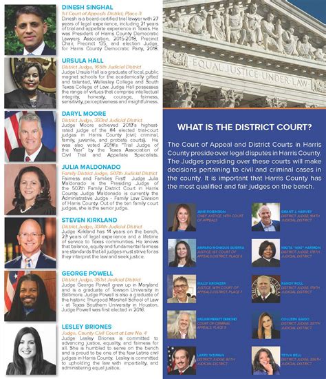Harris County 2020 Democratic Progressive Voters Guide Vote Houston
