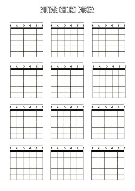 Guitar Chord Boxes