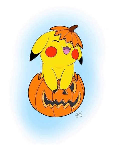 How To Draw Pikachu On A Pumpkin