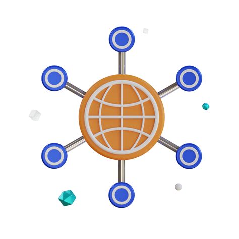 Network Cyber Security 3d Illustrations 27049606 Png
