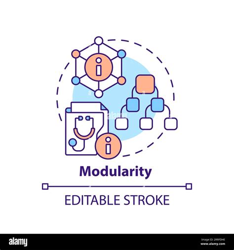 2d Customizable Thin Line Icon Modularity Concept Stock Vector Image And Art Alamy