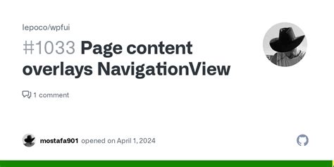 page content overlays navigationview · issue 1033 · lepoco wpfui · github