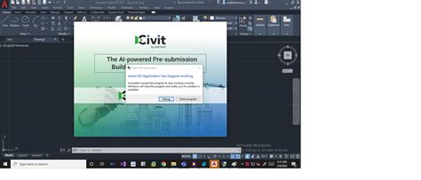 Autocad Application Has Stopped Working Message Box Appears Autodesk Community