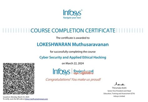 M Lokeshwaran On Linkedin Im Excited To Announce That Ive Received