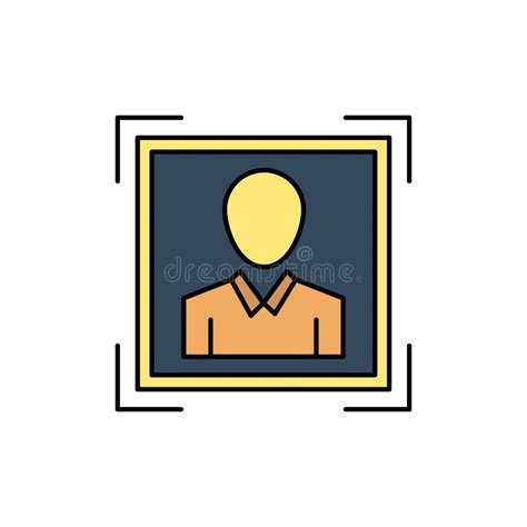 User User Id Id Profile Image Flat Color Icon Vector Icon Banner