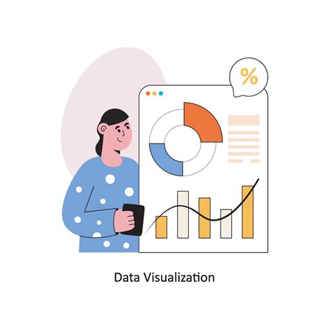 Data Visualization Flat Style Design Vector Illustration Stock