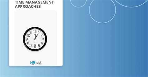 Time Management 5 Approaches • Hrlab