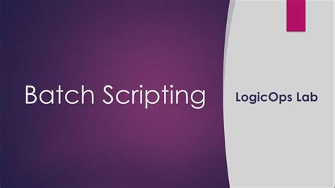 Tutorial 06 Batch Scripting Tutorial In Hindi Syntax Variables
