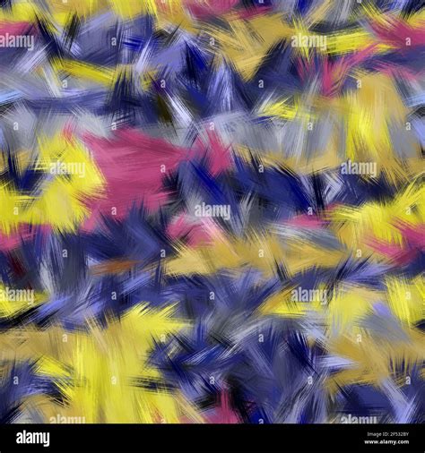 Seamless Faux Digital Paint Stroke Pattern Print Stock Photo Alamy