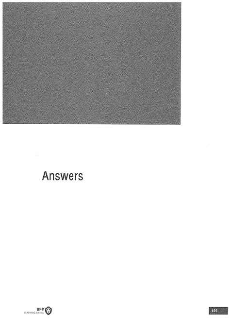 Exam Answers Studocu