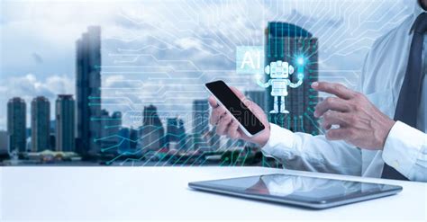 Bi Business Intelligence Ai Artificial Intelligence Machine Learning Concept Of Digital