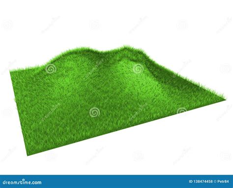 3d Grass Object Isolated On White Background Stock Illustration Illustration Of Background