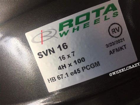 Rota Svn 16 Car Parts And Accessories Mags And Tires On Carousell