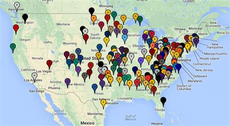Interactive Map Shows Every Program In America That Plays Ncaa Football