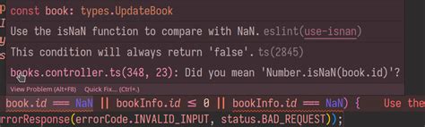 Bug `bookinfoid`에서 Nan 확인 오류 · Issue 393 · Jiphyeonjeon 42backend · Github