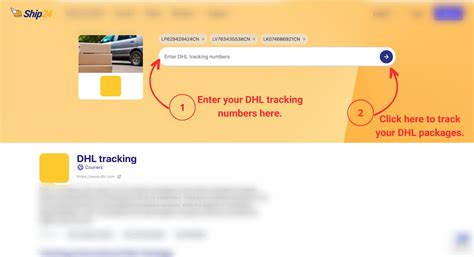 Track DHL Package Status Delivery Info Ship24