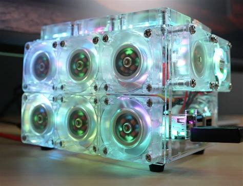 Raspberry Pi Case Made Entirely From Fans Geeky Gadgets