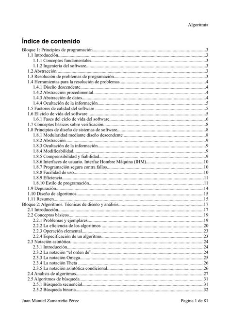 Pdf De Programación Algoritmia