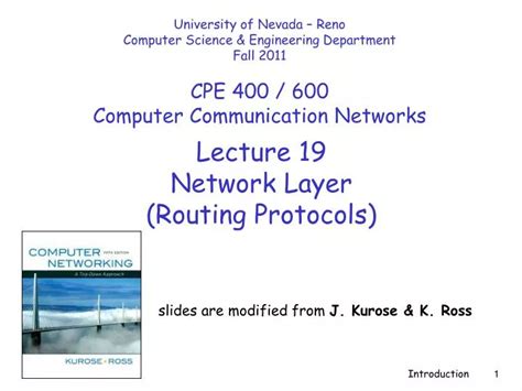 Ppt Lecture 19 Network Layer Routing Protocols Powerpoint Presentation Id2392231