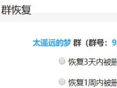 QQ群聊恢复 业百科