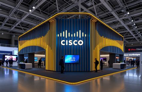 Ciscos Mwc Booth Design Generated By Flux Ai Behance