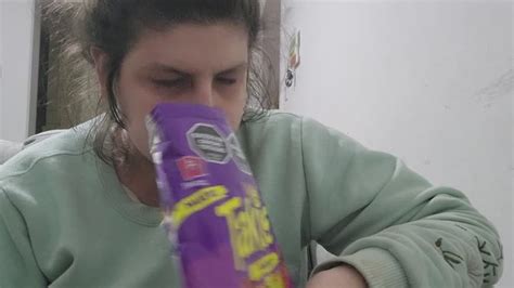 Extreme Chewing And Tongue Reaction To Super Spicy Chili Takis Chips