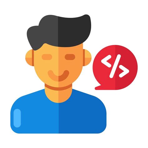 A Creative Design Icon Of Programmer 41315025 Vector Art At Vecteezy