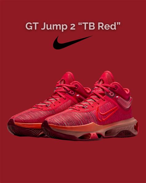 La Nike Gt Jump 2 Dans Un Nouveau Coloris Tb Red Rookicks