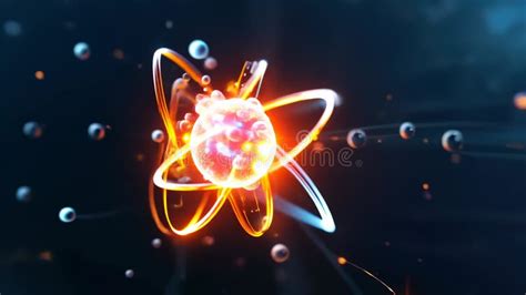 Electron Motion Video Visualizing Spinning Electrons Around Atomic
