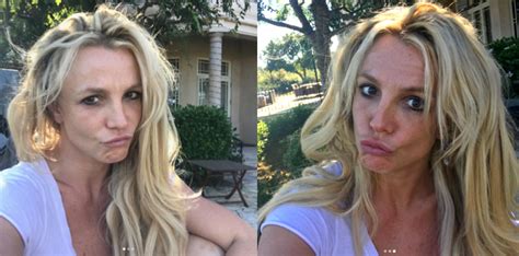 Britney Spears S No Makeup Monday