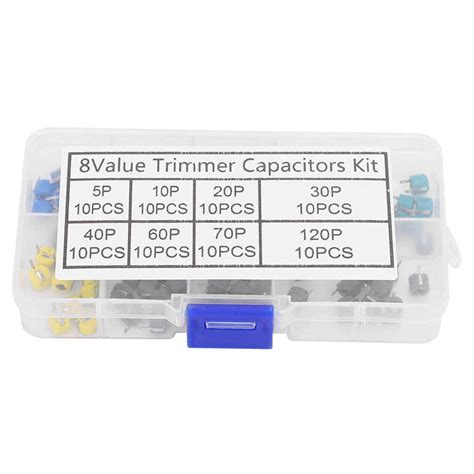 80pcs 6mm Trimmer Capacitor Variable Capacitance C Vicedeal
