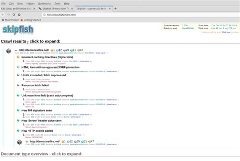 Skipfish On Offsec Tools