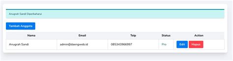 membuat crud laravel 8 and jetstream livewire daeng web