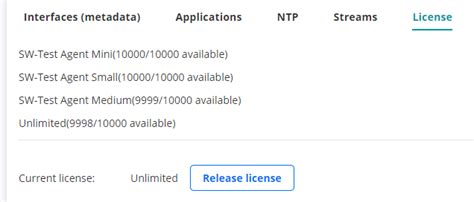 Test Agent Properties View — Paragon Active Assurance Documentation