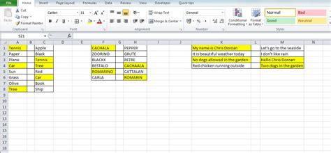 Microsoft Excel Compare Column Contents And Highlight Matches Or Near Matches Super User