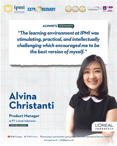 Ipmialumni Ipmimba Alumnitestimony Alumnasuccess Mbajourney Ipmialumna Ipmi Institute