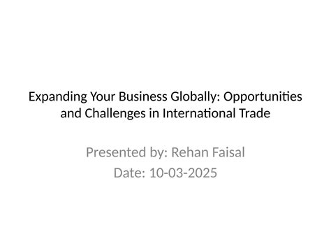 Global Economy Presentation For Students Pptx Pptx