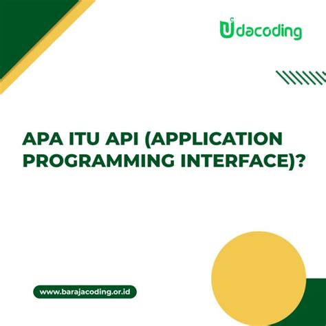 Udabelajar Apa Itu Api Application Programming Interface Udacoding