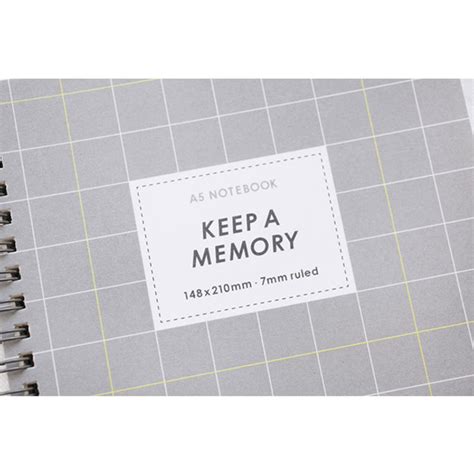 Livework Keep A Memory Wirebound Lined Notebook Fallindesign