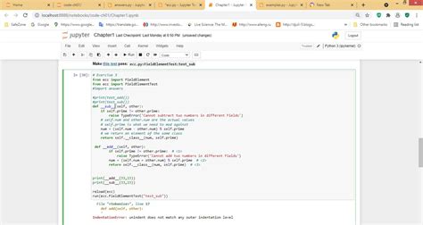 Solved Programming Bitcoin Jimmy Song Eccpy Functions Arent Working