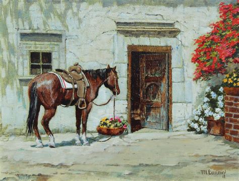 The Adobe Fine Art —michael Ewing—new Flowers At The Old Mission