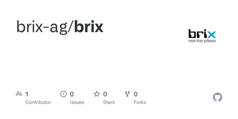 Github Brix Agbrix